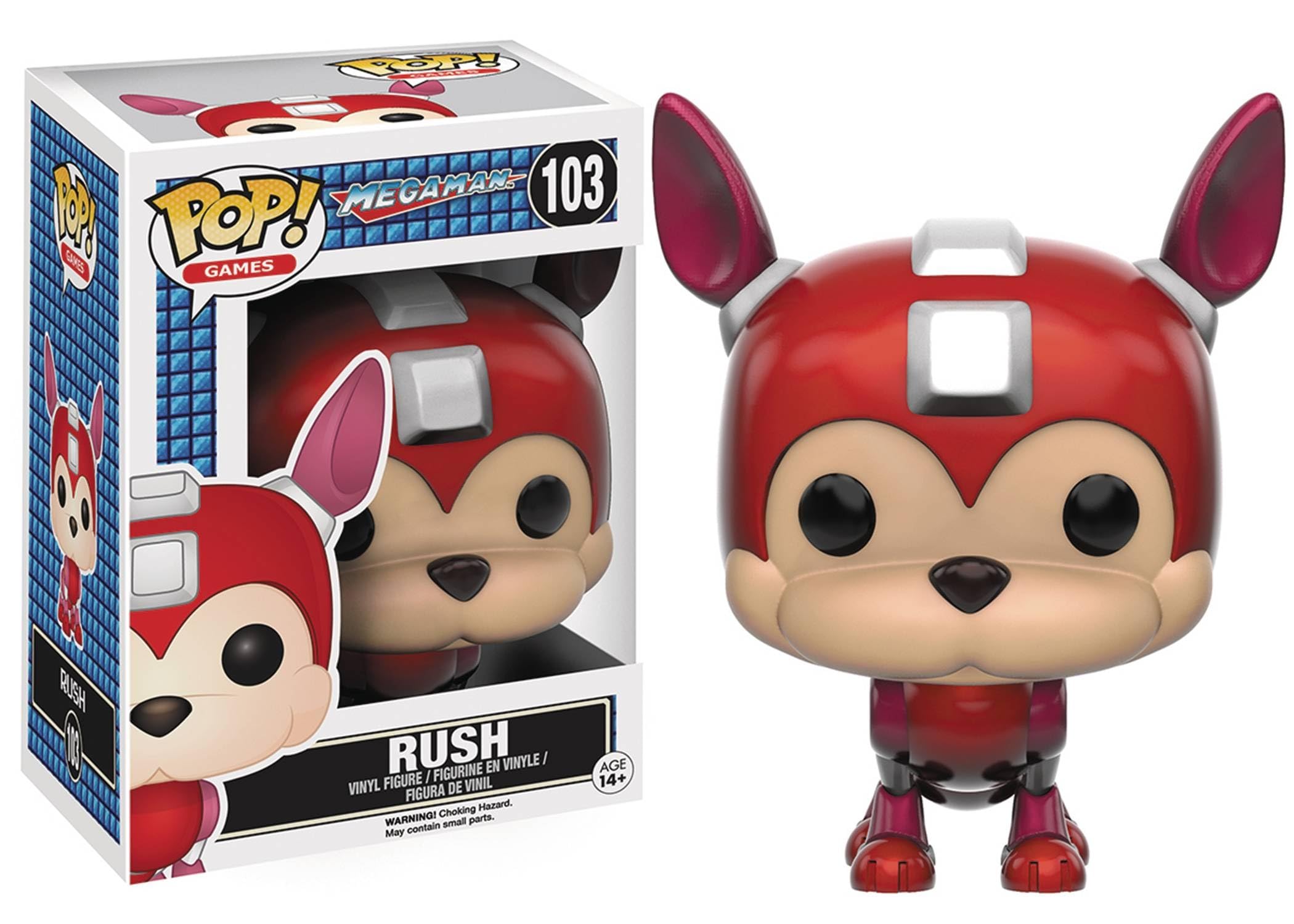 Funko POP Games: Mega Man - Rush Action Figure