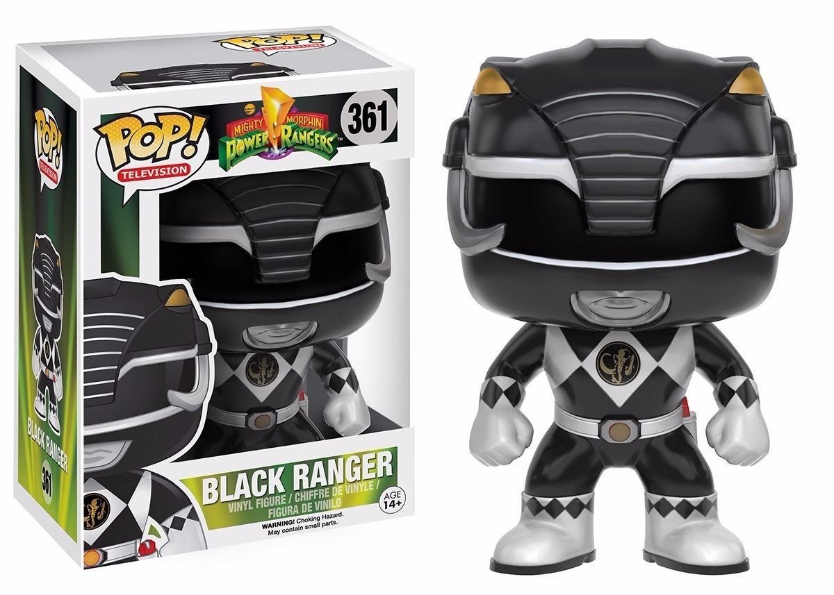 Funko POP TV: Power Rangers - Black Ranger Action Figure