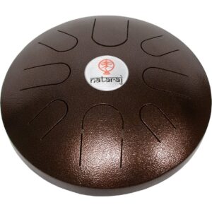 DOBANI 12-Inch Steel Tongue Drum, Tanpura Tuning - Antique Bronze