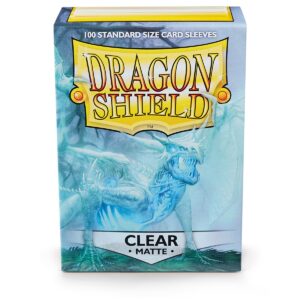 dragon shield sleeves matte card game,polypropylene, clear