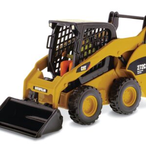 1:32 Caterpillar 272C Skid Steer Loader - Core Classics Series by Diecast Masters - 85167C (Comes with Pallet Fork and Grapple Bucket Attachment)