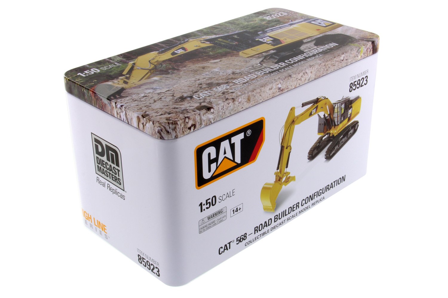 Diecast Masters 1:50 Caterpillar 568 GF Road Builder – High Line Series 85923