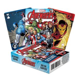 aquarius marvel avengers playing cards - avengers themed deck of cards for your favorite card games - officially licensed marvel comics merchandise & collectibles