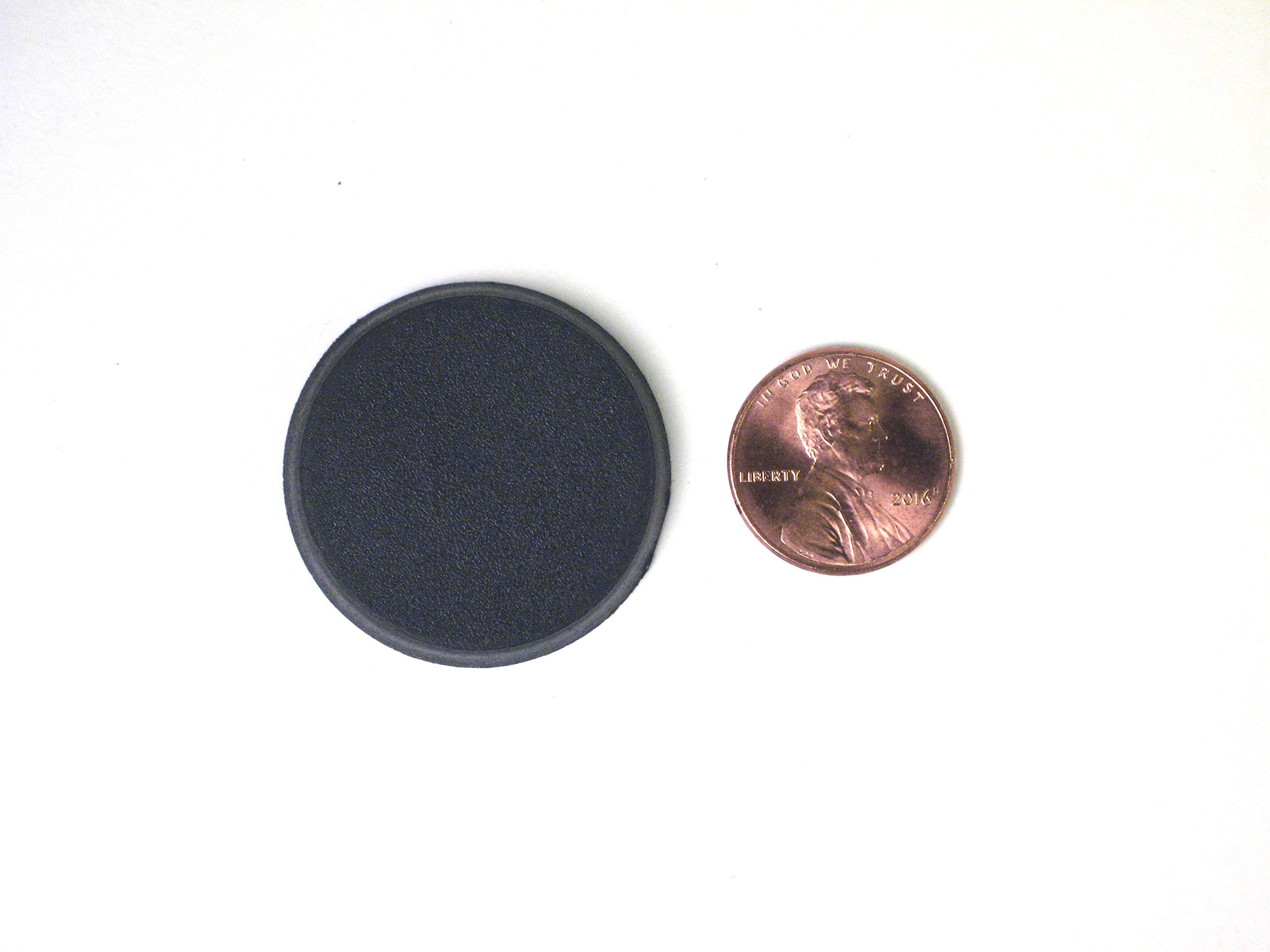 Hedral Value Pack of 20-32MM Round Black Miniature Model Bases for Tabletop or Miniature Wargames