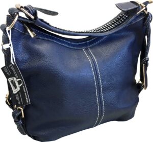 cross body gun concealment purse left/right hand 8007 blue