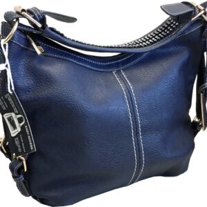 Cross Body Gun Concealment Purse Left/Right Hand 8007 BLUE