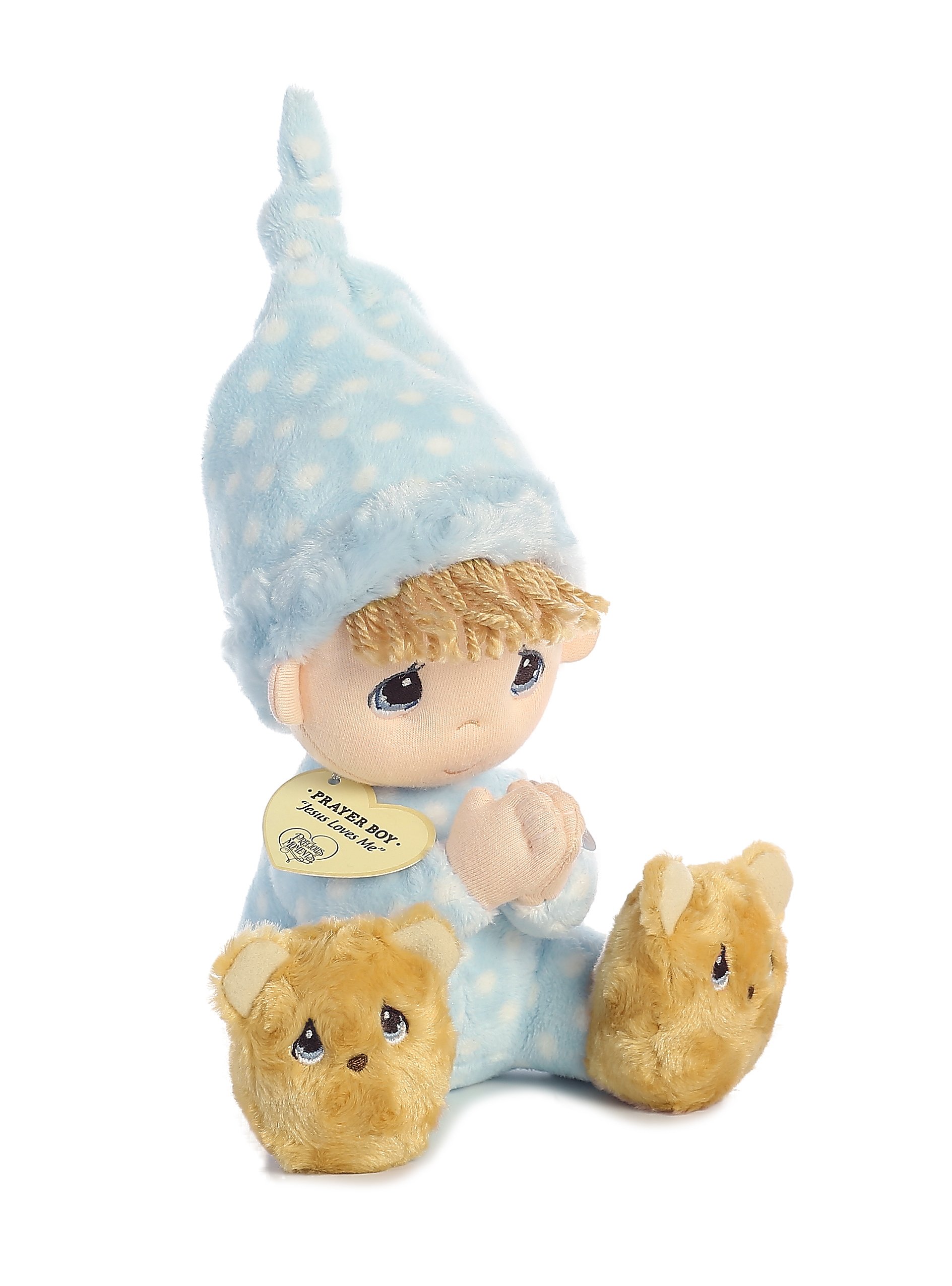 Aurora® Inspirational Precious Moments™ Precious Prayer Boy Stuffed Animal - Cherished Memories - Enduring Comfort - Blue 9.5 Inches