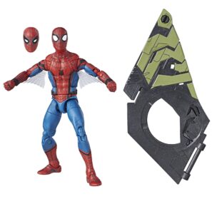 marvel legends spider-man homecoming movie spider-man action figure (build vulture's flight gear), 6 inches