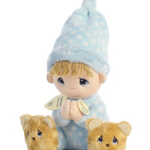 Aurora® Inspirational Precious Moments™ Precious Prayer Boy Stuffed Animal - Cherished Memories - Enduring Comfort - Blue 9.5 Inches