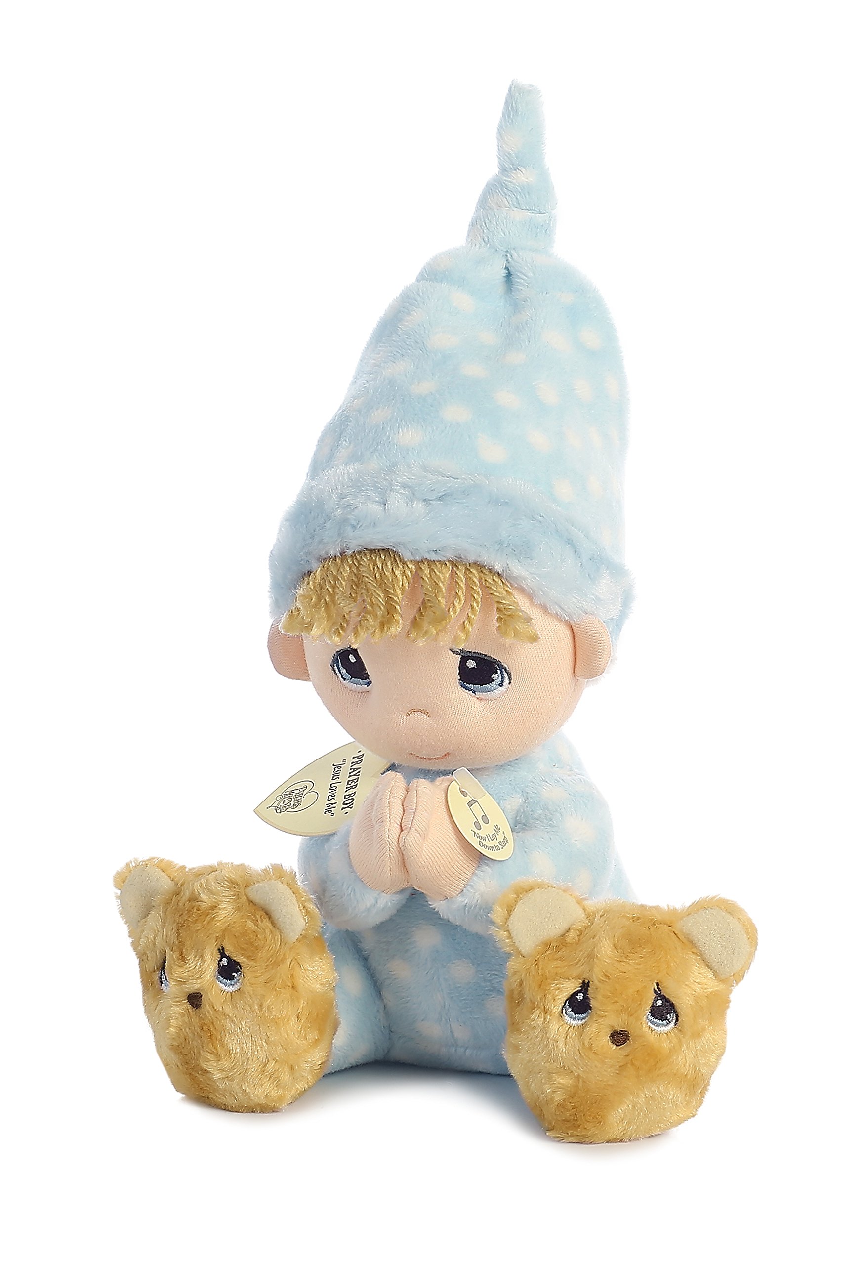 Aurora® Inspirational Precious Moments™ Precious Prayer Boy Stuffed Animal - Cherished Memories - Enduring Comfort - Blue 9.5 Inches