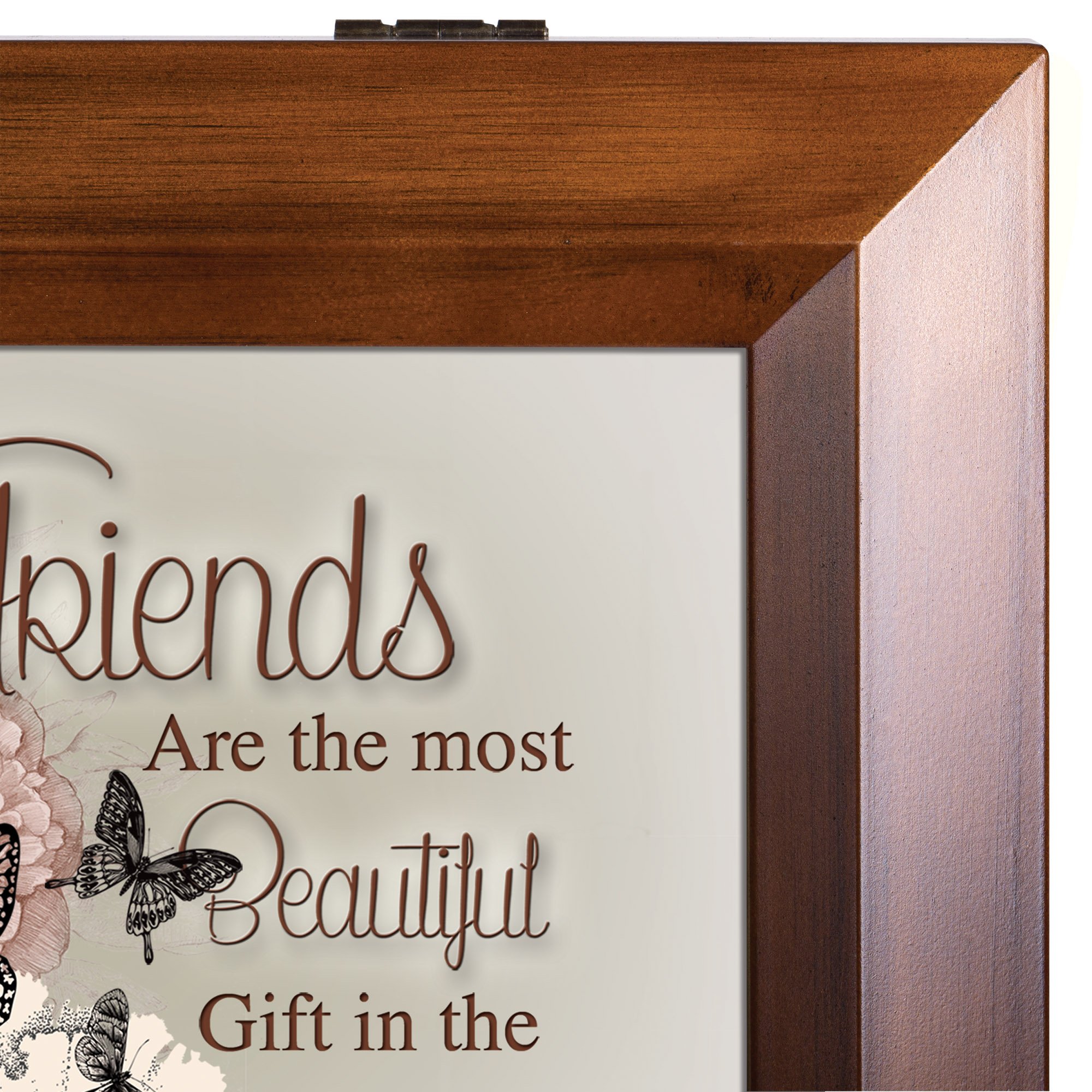 Cottage Garden Friends Beautiful Gift Wood Finish Jewelry Music Box Plays You are My Sunshine