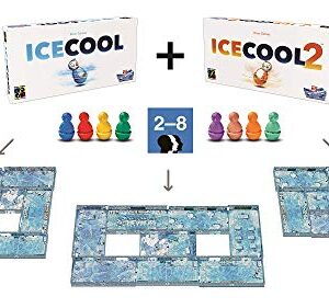 Brain Games: ICECOOL, A Fast & Fun Penguin Flicking Strategy Board Game, A Family Fun Game Everyone is Sure to Enjoy, For Ages 6 and up