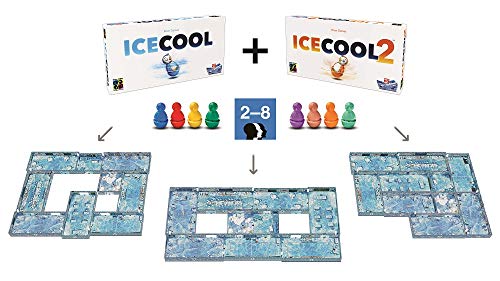 Brain Games: ICECOOL, A Fast & Fun Penguin Flicking Strategy Board Game, A Family Fun Game Everyone is Sure to Enjoy, For Ages 6 and up