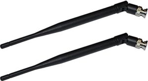 2x half wave uhf antennas bnc connectors for sennheiser 2000/3000/5000 series