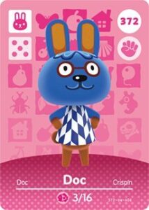 doc - nintendo animal crossing happy home designer series 4 amiibo card - 372