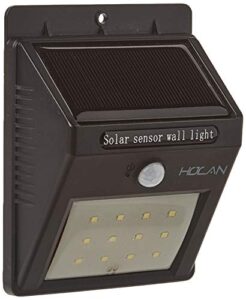 solar motion lights, holan 12 led waterproof motion sensor solar security light for garden, fence, patio, deck, yard, driveway, stairs