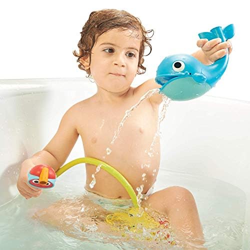 Yookidoo Baby Bath Toy (Ages 1-3)- Submarine Spray Whale With Hand Pump and Hose - Mold Free Battery Operated Toddler Water Toy with Easy to Grip Hand Shower- Make Bath Time Magical For Infants & Baby