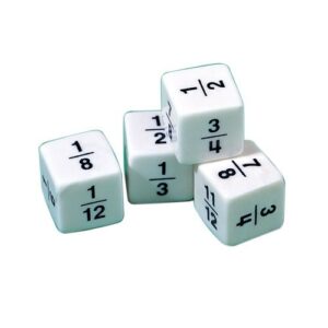 eai education fraction dice - set of 144