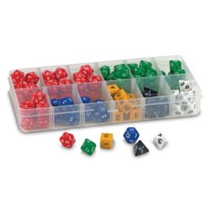 eai education polyhedra dice sampler