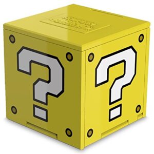 PDP Gaming Pop and Display Question Block Collapsible Flat Storage For Up To 10 Games: Yellow - 3DS