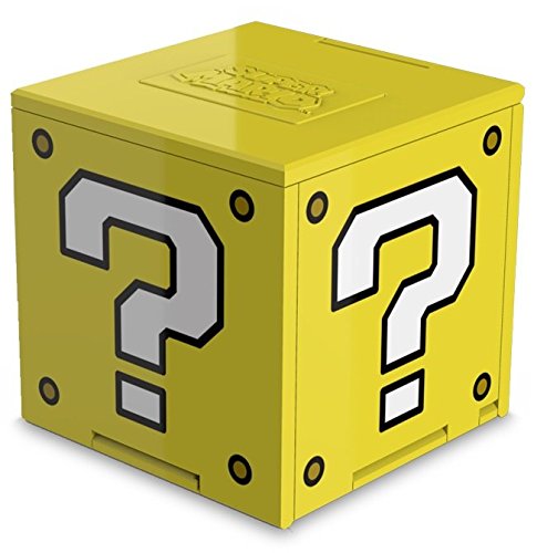 PDP Gaming Pop and Display Question Block Collapsible Flat Storage For Up To 10 Games: Yellow - 3DS