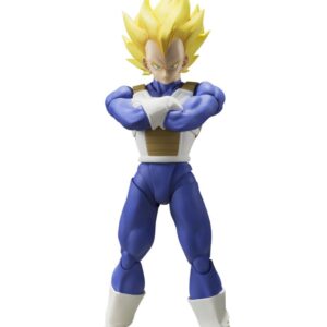 Bandai Tamashii Nations S.H. Figuarts Super Saiyan Vegeta (Cell Saga) "Dragon Ball Z" Action Figure