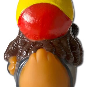 CelebriDucks - One Pond Rasta - Floating Rubber Ducks - Collectible Bath Toy Gift for Kids & Adults of All Ages