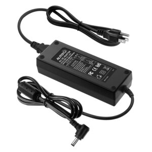 alitove 24v power supply dc 24 volt 5a ac adapter 100-240v ac/dc adapter transformer compatible 5 amp 4a 3a 2.7a 2.5a 2a with 5.5 * 2.5mm/2.1mm tip for led strip cctv camera printer lcd monitor