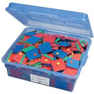 Didax Educational Resources Hands Algebra Tiles Classroom Kit, Multi