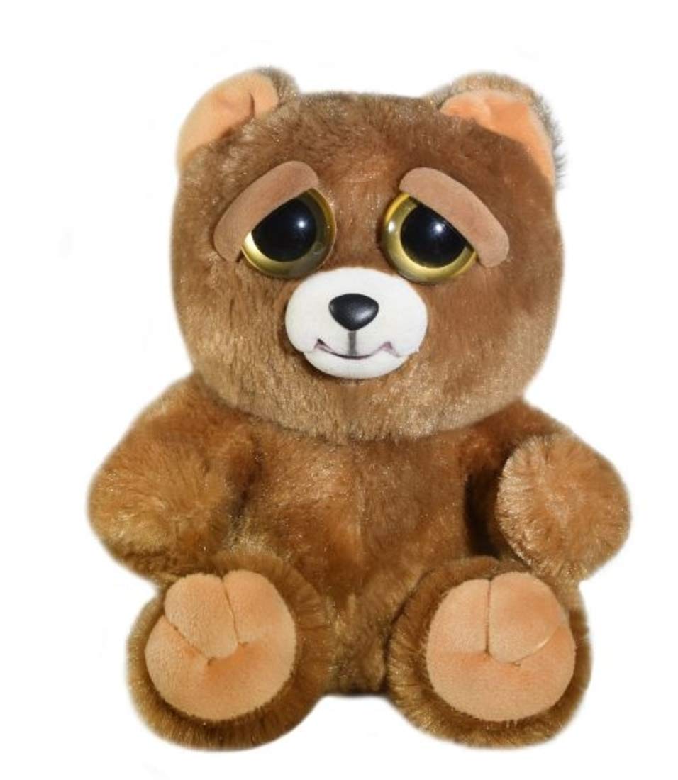 Feisty Pets Sir Growls-A-Lot- Plush Stuffed Bear that Turns Feisty with a Squeeze, 8.5"