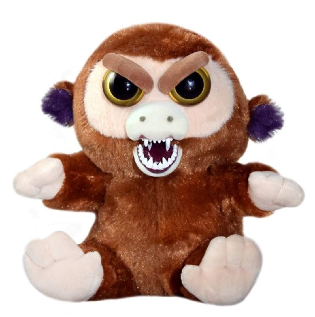 William Mark Feisty Pets Grandmaster Funk Adorable Plush Stuffed Monkey that Turns Feisty with a Squeeze