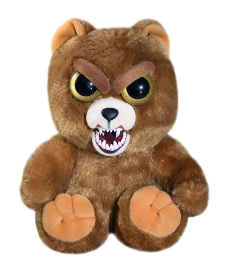 Feisty Pets Sir Growls-A-Lot- Plush Stuffed Bear that Turns Feisty with a Squeeze, 8.5"