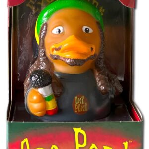 CelebriDucks - One Pond Rasta - Floating Rubber Ducks - Collectible Bath Toy Gift for Kids & Adults of All Ages