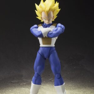 Bandai Tamashii Nations S.H. Figuarts Super Saiyan Vegeta (Cell Saga) "Dragon Ball Z" Action Figure