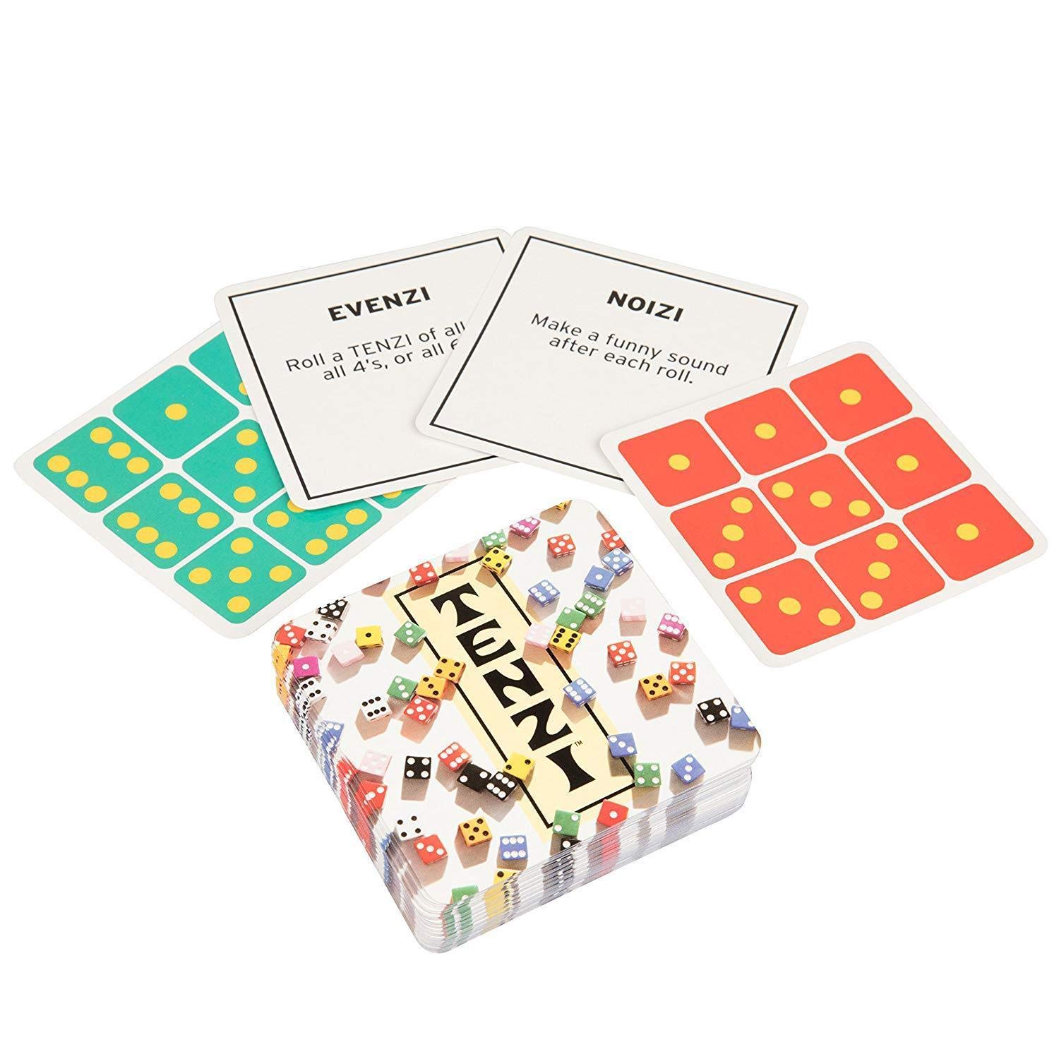 TENZI 77 Ways to Play The Add-on Card Set for The Dice Party Game - Ages 7 to 97