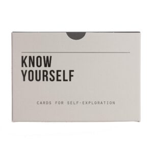 the school of life - know yourself prompt cards - 60 cards for self-reflection & self-knowledge