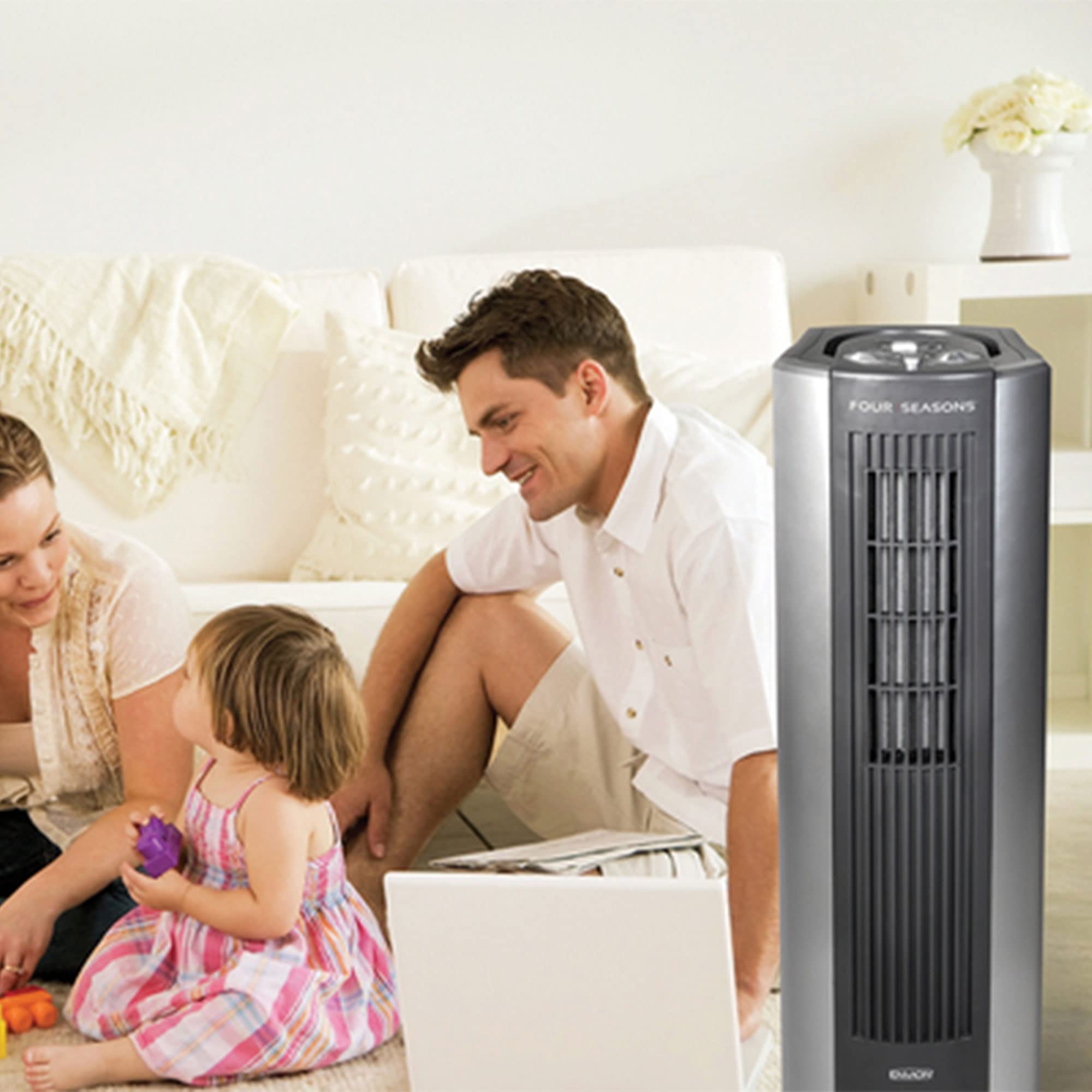 Envion 4 Seasons Large Room 4-in-1 Multi-Function Air Purifier, Heater, Fan and Humidifier with 3 Fan Speeds, HEPA Air Filter and Adjustable Controls