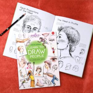 eeBoo: Art Book 4 - Learn to Draw People with Kevin Hawkes (ARTBK4), Perfect Guide for Budding Young Artists, Allows to Draw People in a Realistic Style, Perfect for Ages 7 and up