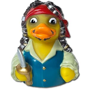 CelebriDucks - Captain Quack Mallard - Floating Rubber Ducks - Collectible Bath Toys Gift for Kids & Adults of All Ages