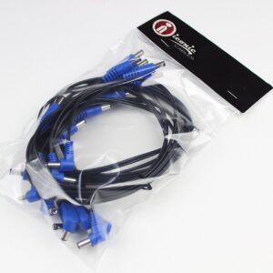 10 Pack Effects Pedal DC Power Patch Cables Cords Pedalboard 5.5mm / 2.1mm 18AWG