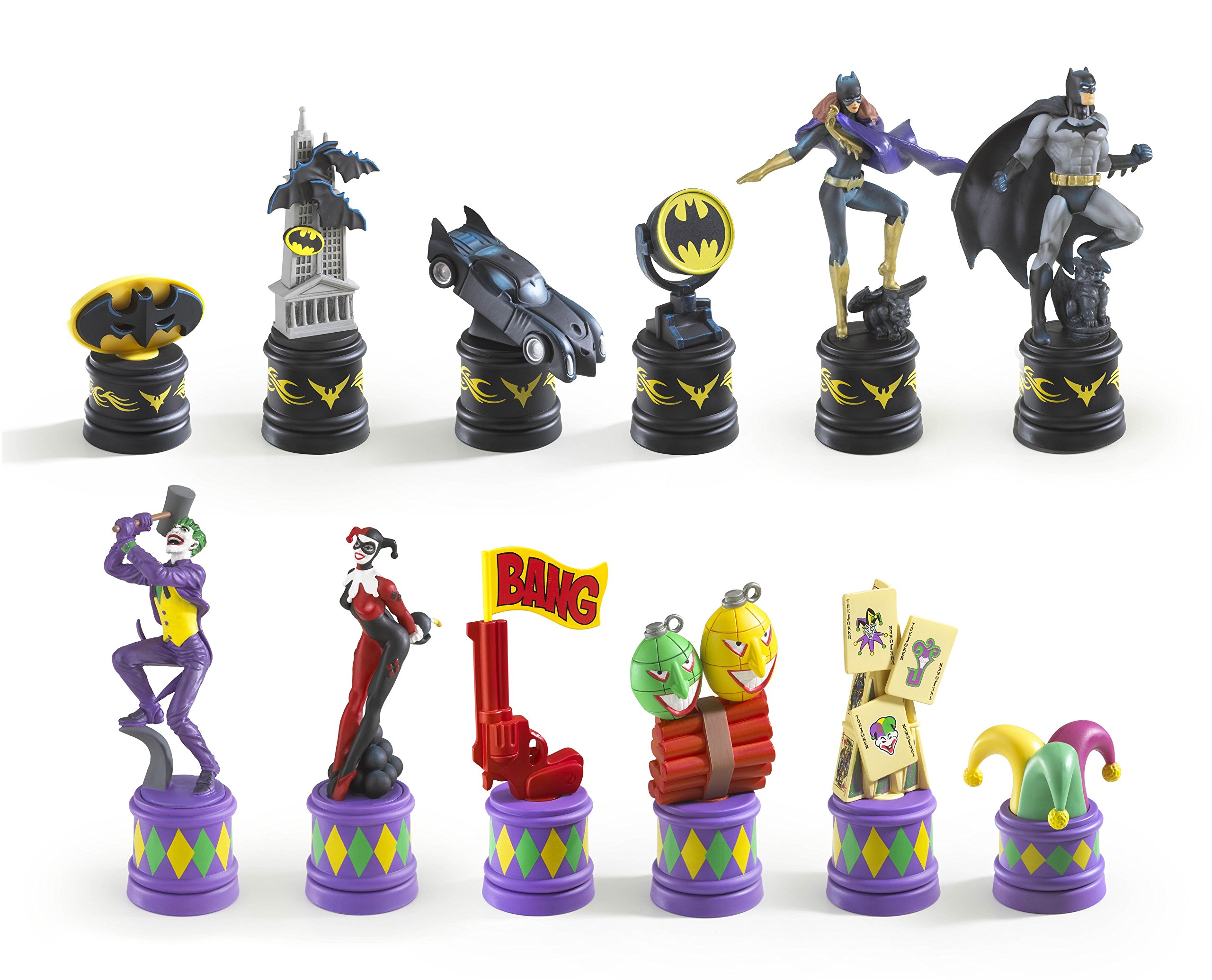 The Noble Collection The Batman Chess Set (The Dark Knight vs The Joker)