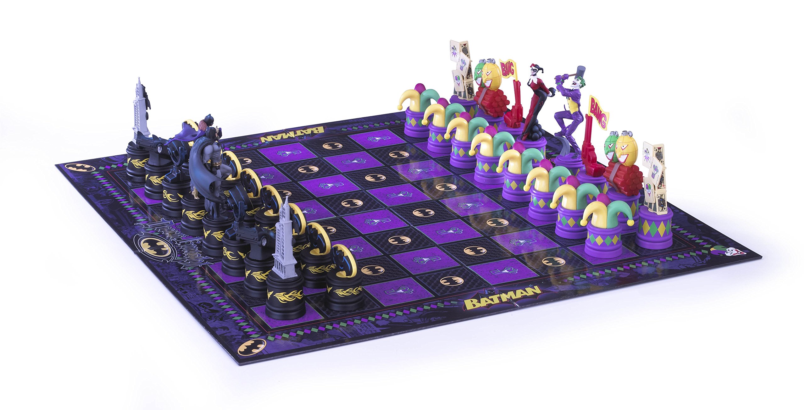 The Noble Collection The Batman Chess Set (The Dark Knight vs The Joker)