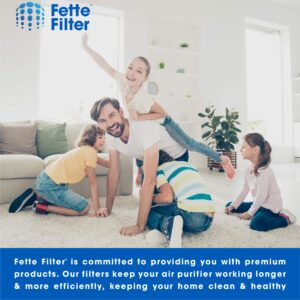 Fette Filter - FLT4825 Premium True HEPA H13 Filter B Compatible with GermGuardian Air Purifier AC4825 Series AC4300BPTCA AC4850PT AC4900CA CDAP4500BCA Oransi Finn Black & Decker BXAP148 1-Pack