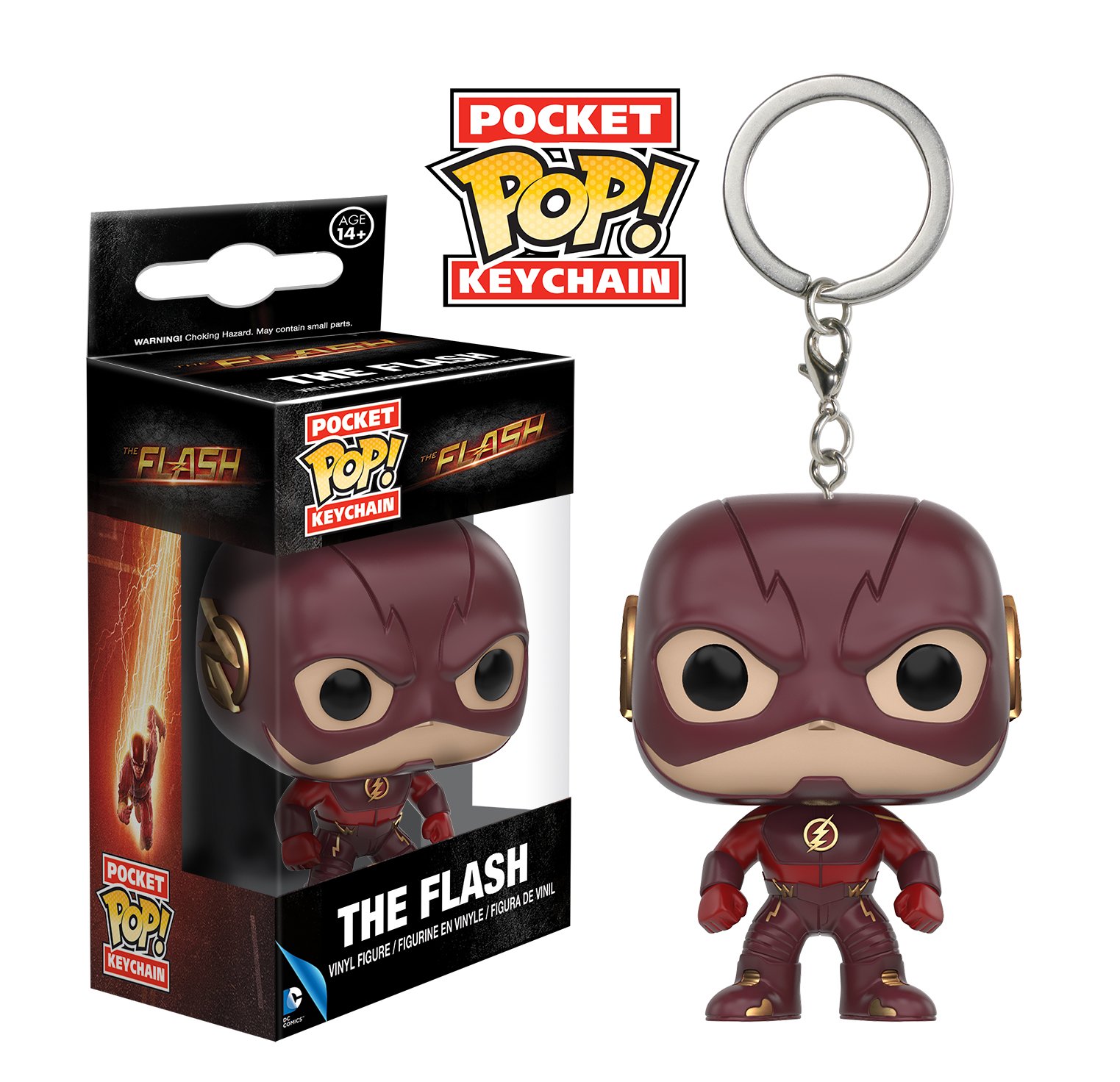 Funko POP Keychain: The Flash - The Flash Action Figure