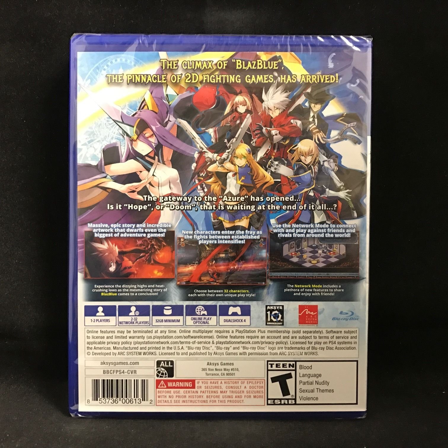 BlazBlue: Central Fiction - PlayStation 4