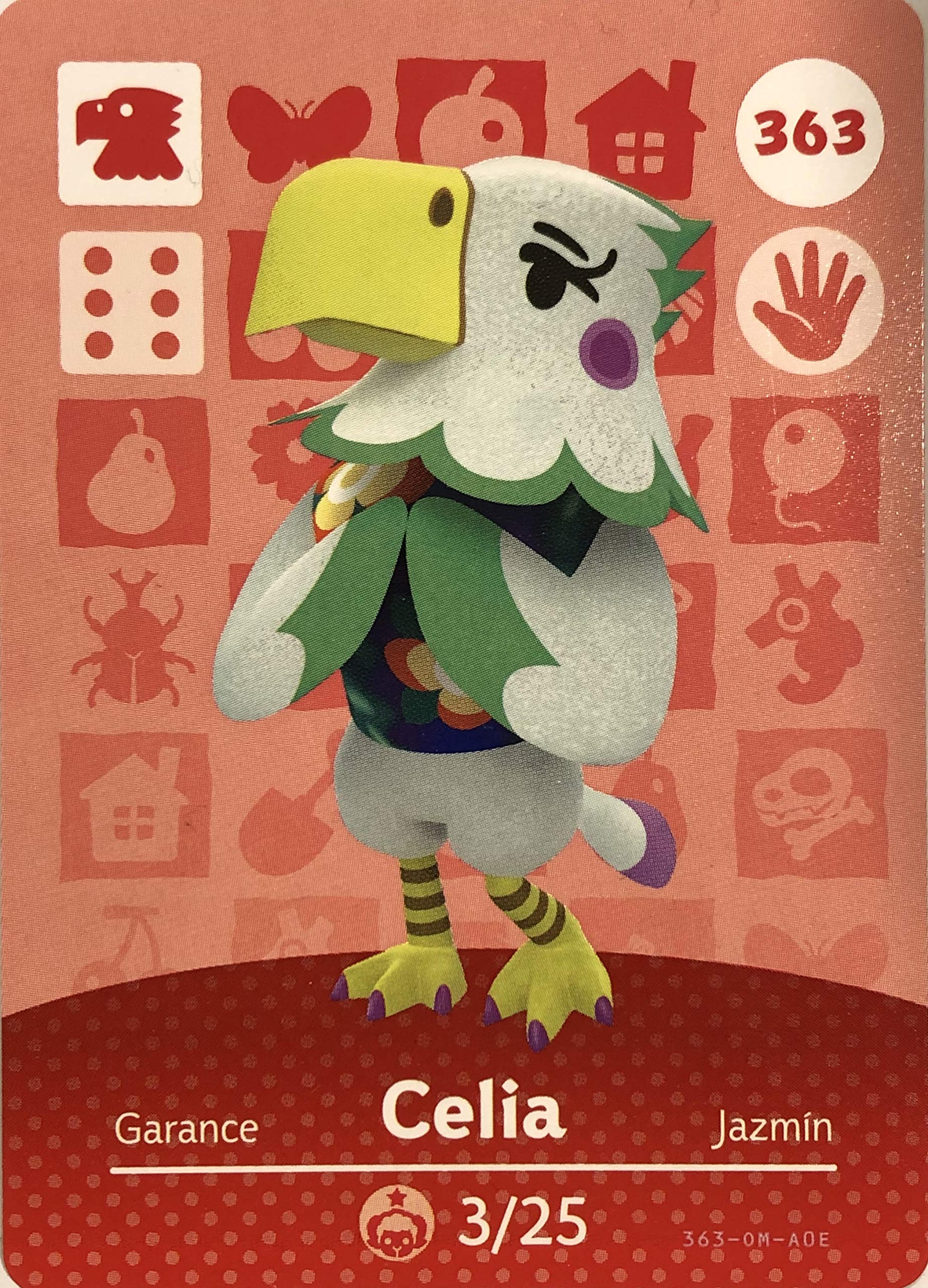 Celia - Nintendo Animal Crossing Happy Home Designer Series 4 Amiibo Card - 363