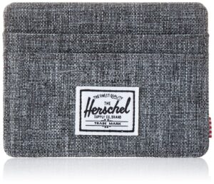 herschel charlie, raven crosshatch, one size