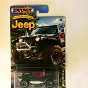 MATCHBOX JEEP ANNIVERSARY EDITION BLACK JEEP HURRICANE