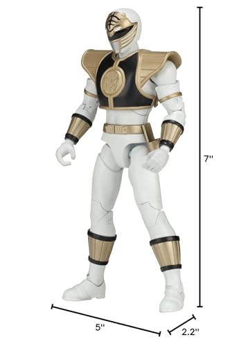 Power Rangers Mighty Morphin 6.5" White Ranger Legacy Figure