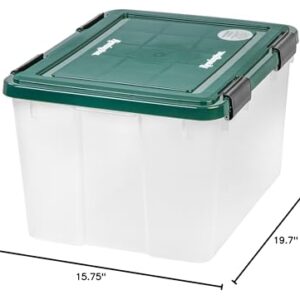 IRIS Remington® 46 Quart WeatherPro™ Storage Box, Green